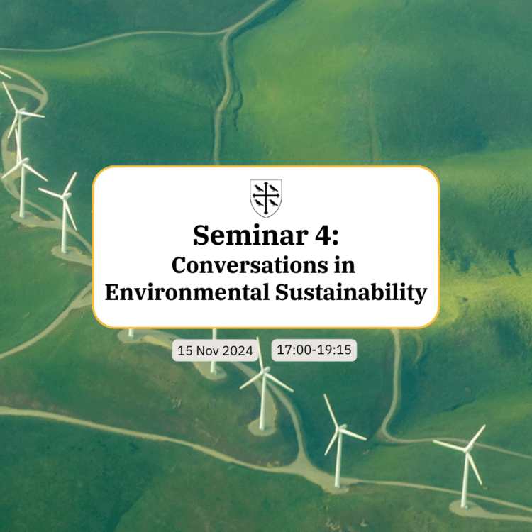 Conversations in Environmental Sustainability: beyond greenw | St ...