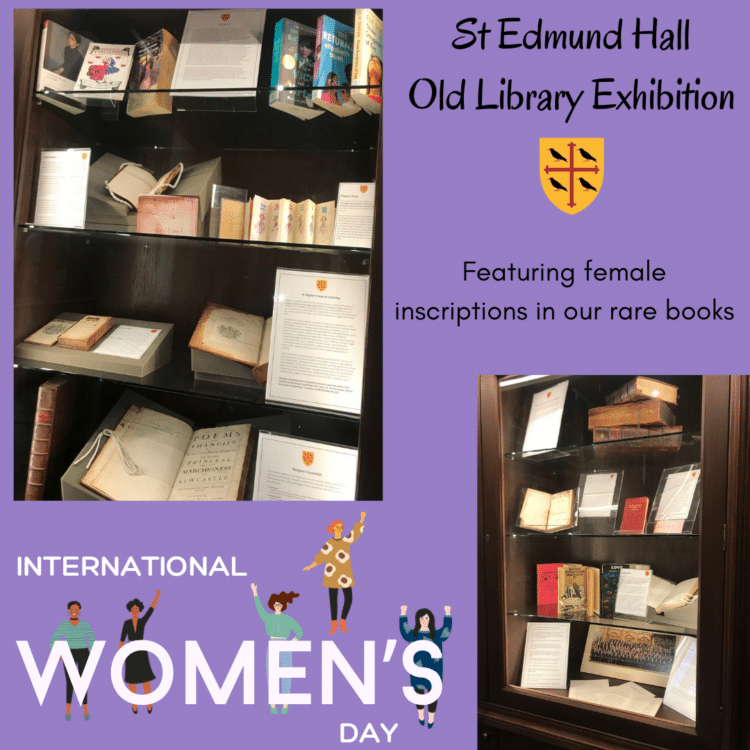 Exhibition celebrating International Women's Day | St Edmund Hall